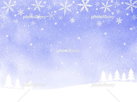 雪の結晶 水彩の星空 イラスト素材 6139798 フォトライブラリー Photolibrary
