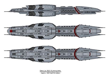 Star Wars Spaceship With Red Markings