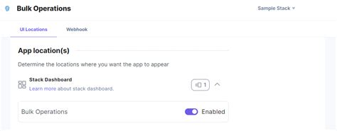 Bulk Operations App Installation Guide Contentstack