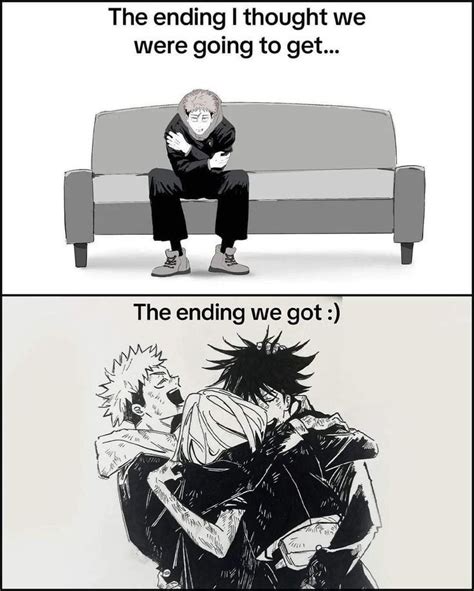 Jjkjujutsukaisen Yuji And Megumi Funny Jjk Senior Quotes Itafushi
