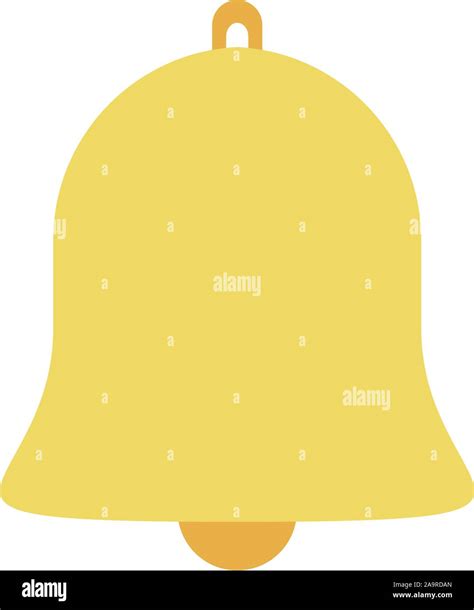 Classic Bell Flat Style Icon Vector Illustration Design Stock Vector Image And Art Alamy