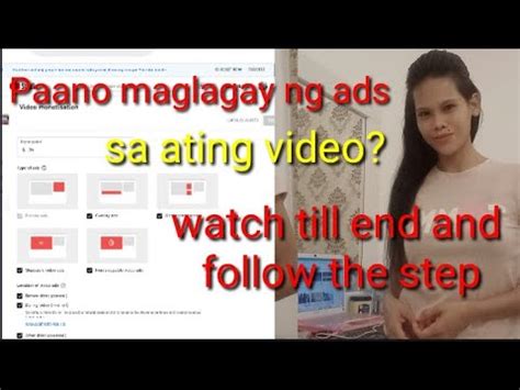 Paano maglagay Ng ads SA ating youtube video / step by step Tagalog tutorial - YouTube