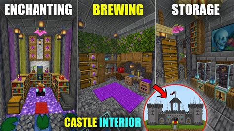 Castle Full Interior Tutorial How To Make Castle In Minecraft Part 2