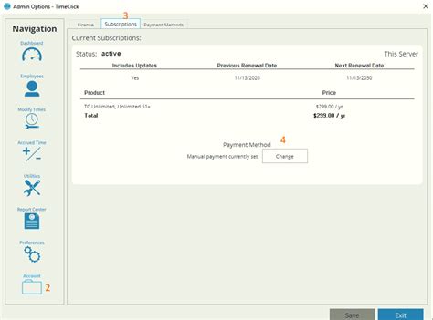 Manage Your Own Subscription TimeClick