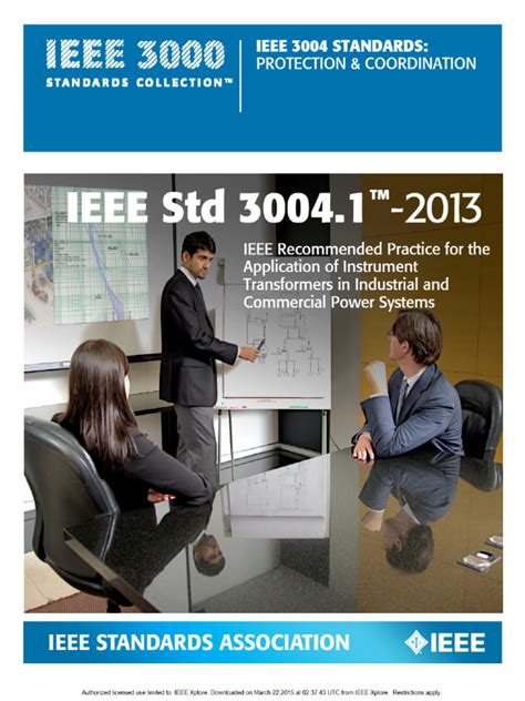 Ieee Recommended Practice For The Application Of Instrument