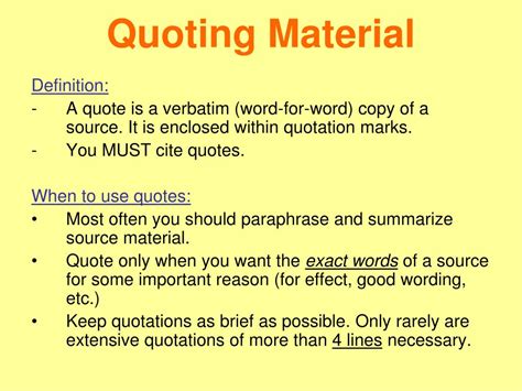 PPT Incorporating Source Material PowerPoint Presentation Free