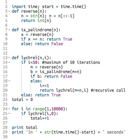 Project Euler Problem 55 Python Solution The Maths Blog