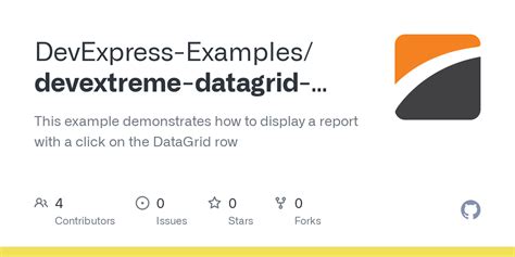 Github Devexpress Examplesdevextreme Datagrid Show Report By Clicking Data Grid Row This