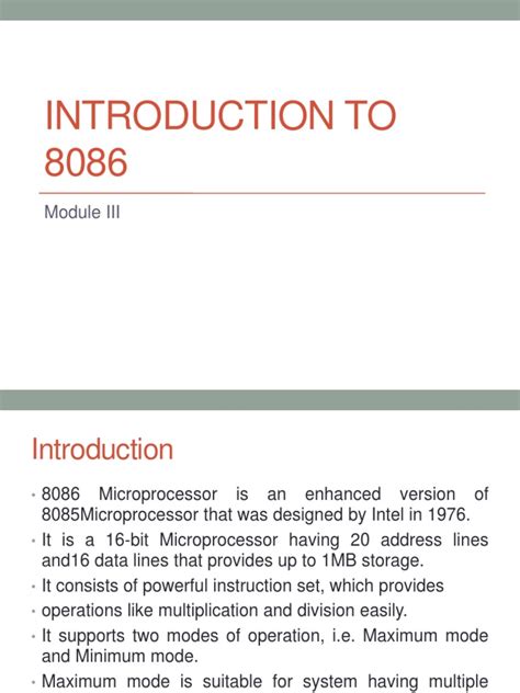8086 pdf central processing unit computer architecture