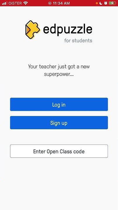 How To Enter Class Code In Edpuzzle App Youtube