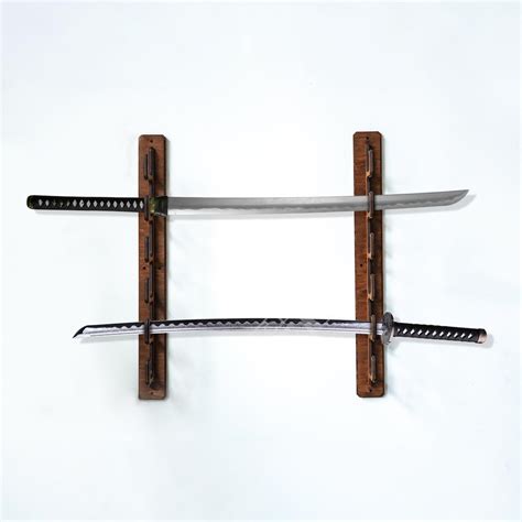 Wooden Katana Wall Holder Sword Display Rack Wooden Saber Stand