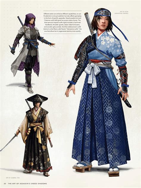 二次元黄色网站泄露《刺客信条：影》剧情与角色艺术设定集 电游君 旅法师营地