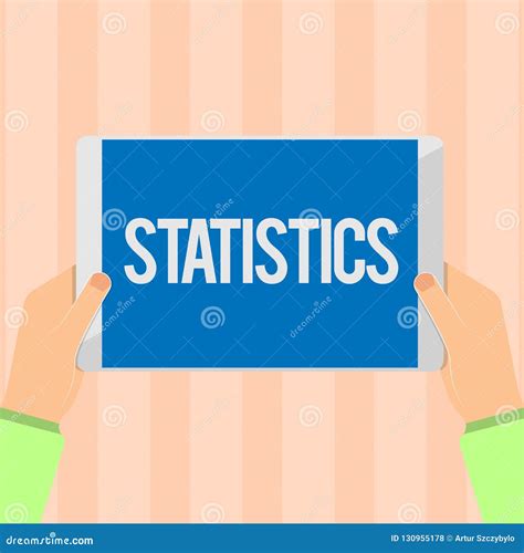 Text Sign Showing Statistics Conceptual Photo Science Collecting Analyzing Numerical Data In