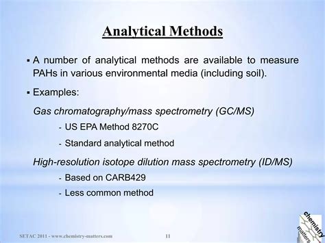 PAH Analytical Techniques And Impacts On Risk Assessment PPTX