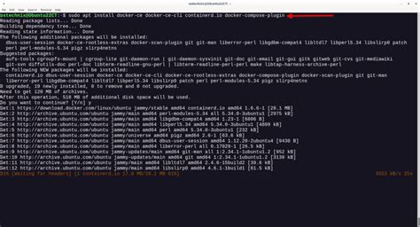 نحوه نصب Docker Engine و Docker Compose در اوبونتو 2204 Lts لینوکس من