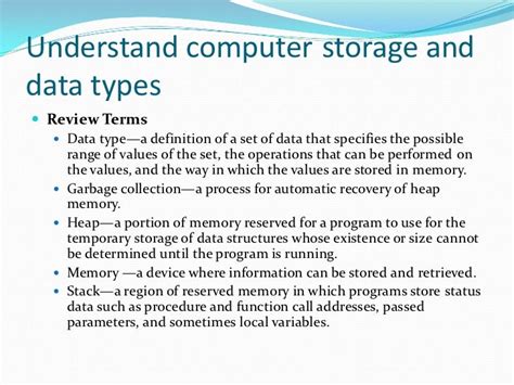 11 Core Programming Understand Computer Storage And Data Types
