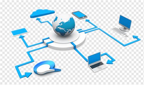 Internet Illustration It Infrastructure Remote Infrastructure