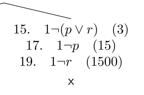 Nice Alignment Across Nodes In Logic Proof Trees Typeset With Forest