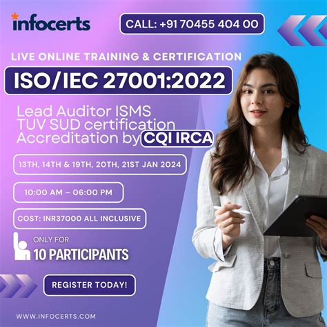 Infocerts Cybersecurity And Grc Certifications On Linkedin Upcoming Isms Iso27001 2022 La