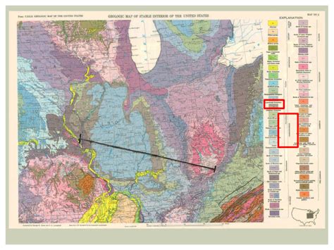 Solved Sketh A Geologic Cross Section Corresponding To The