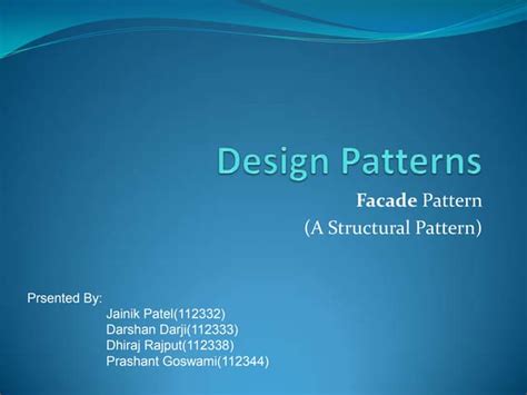 Facadepattern Pptx