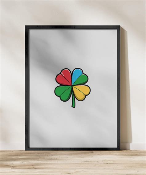Irish Clover Svg Clover Png Colorful Clover Jpeg St Patricks Day
