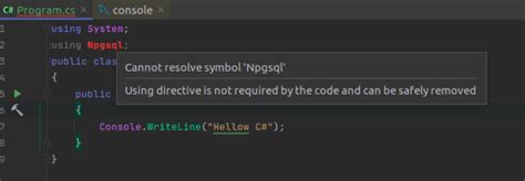 How To Access Mysql Or Postgres Databases In Rider Ide Using C Net