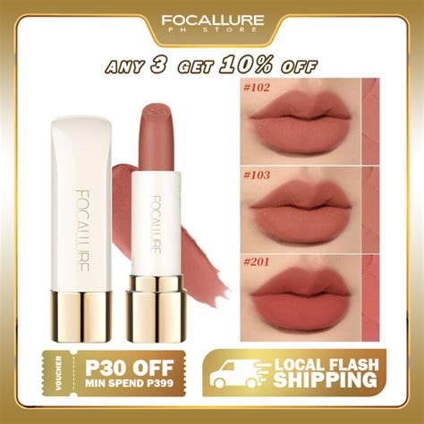 FOCALLURE Natural High Pigment Waterproof Lightweight Non Clump Soft