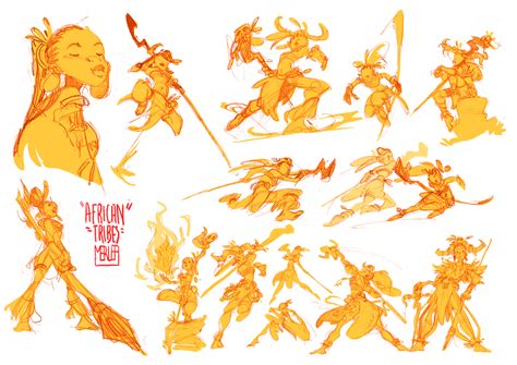 Faustine Merle — Sketches And Final Character For The Character