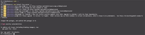 Npm Why Am I Getting This Deprecated Error Stack Overflow