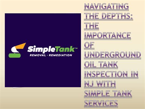 Ppt Navigating The Depths The Importance Of Underground Oil Tank