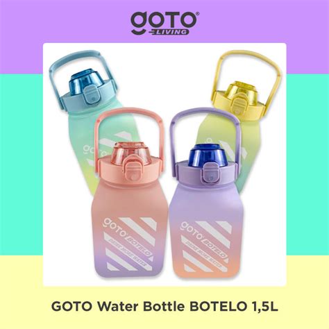 Goto Botelo Botol Air Minum 15 Liter Tumblr Motivasi Viral Gemoy