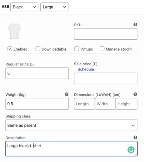How To Set Up Variable Products In WooCommerce Sellbrite
