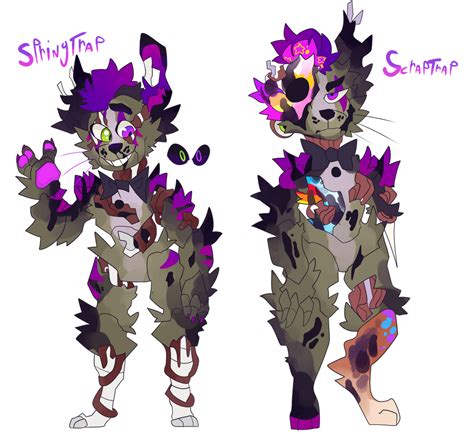 Springtrap Redesign Redone Scraptrap By Ceiling Stars On Deviantart