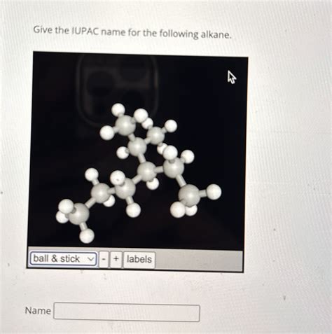 Solved How To Solve Give The Iupac Name For The Following