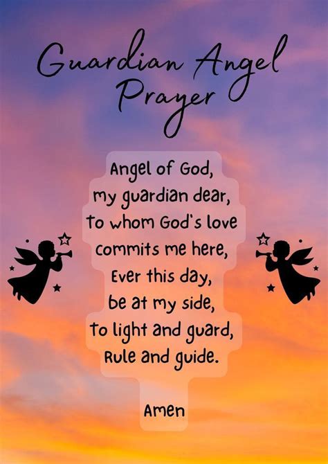 Pin By Emanuela On 0 Preghiera Guardian Angels Prayer Angel