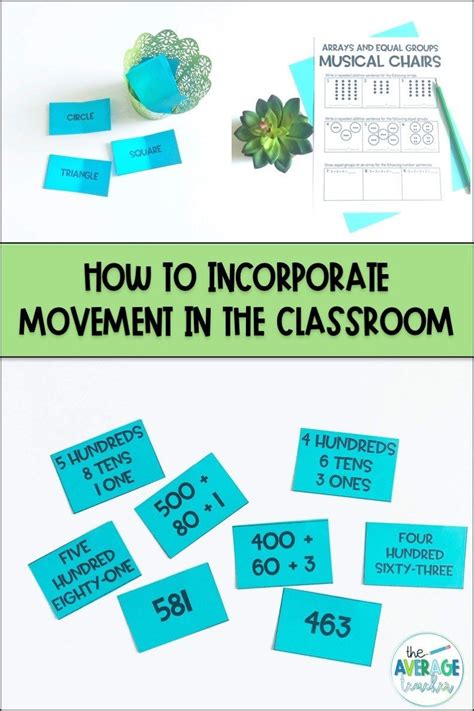 Movement In The Classroom To Make Lessons Exciting Artofit