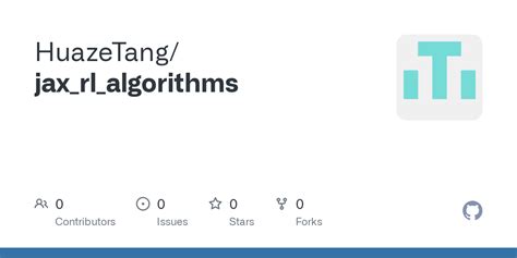 Github Huazetangjaxrlalgorithms