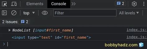 Get All Elements By Type Using Javascript Bobbyhadz