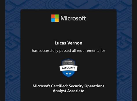 Microsoft Sc200 Lucas Vernon