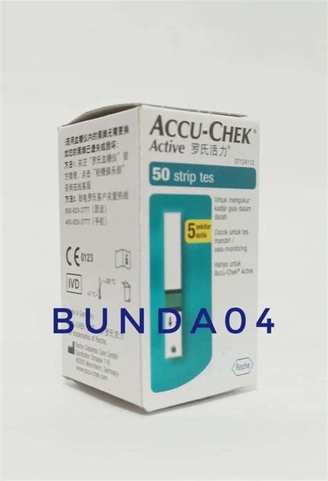 Promo STRIP ACCU CHEK ACTIVE ISI 50 Diskon 33 Di Seller Nur Nur Toko Tegal Parang Kota