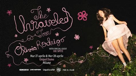 Olivia Rodrigo Tour 2027 Le Date Italiane Del “the Unraveled Tour