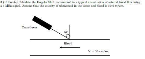 3 10 Points Calculate The Doppler Shift Encountered Chegg Com