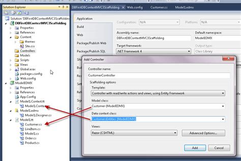 Mvc31 Scaffolding Magic With Database Or Model First Not Just Code First The Data Farm