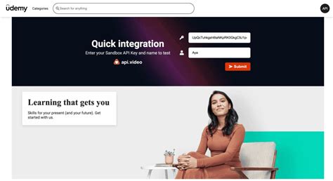 Blog How To Create A Udemy Like Learning Platform Apivideo