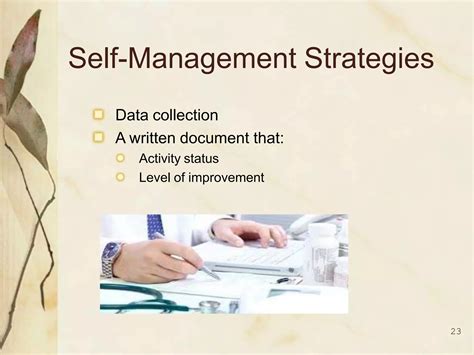 Self Managementpptx