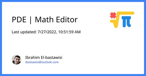 Pde Math Editor