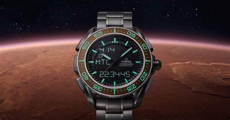 Omegas Latest Speedmaster Can Tell Time On Mars Maxim