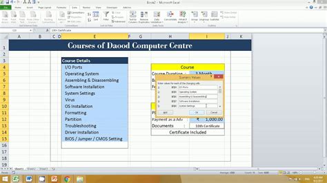 How To Create Prospectors Using Scenario Manager Vba In Excel Youtube