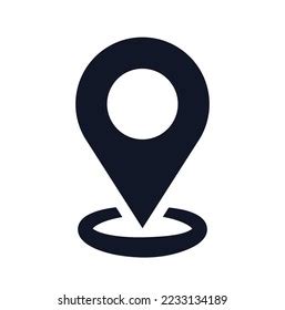Location Marker Symbol Map Position Pin Stock Vector Royalty Free Shutterstock
